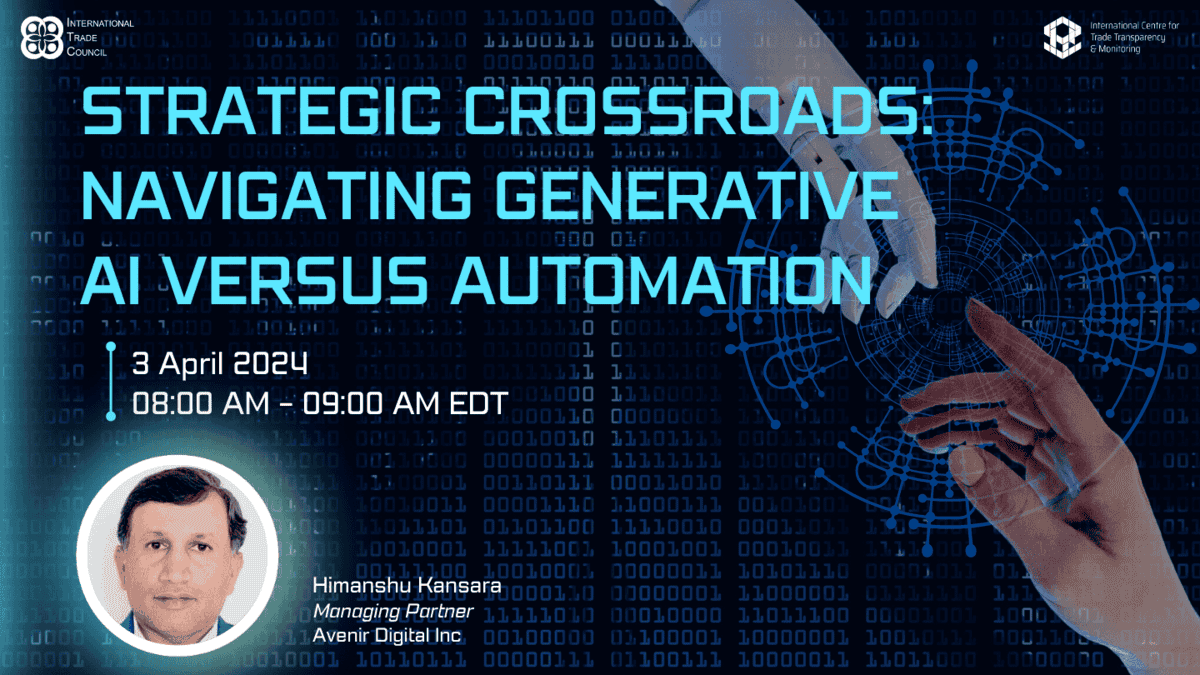 Strategic Crossroads: Navigating Generative AI versus Automation - The ... Strategic Crossroads: Navigating Generative AI versus Automation - The ...