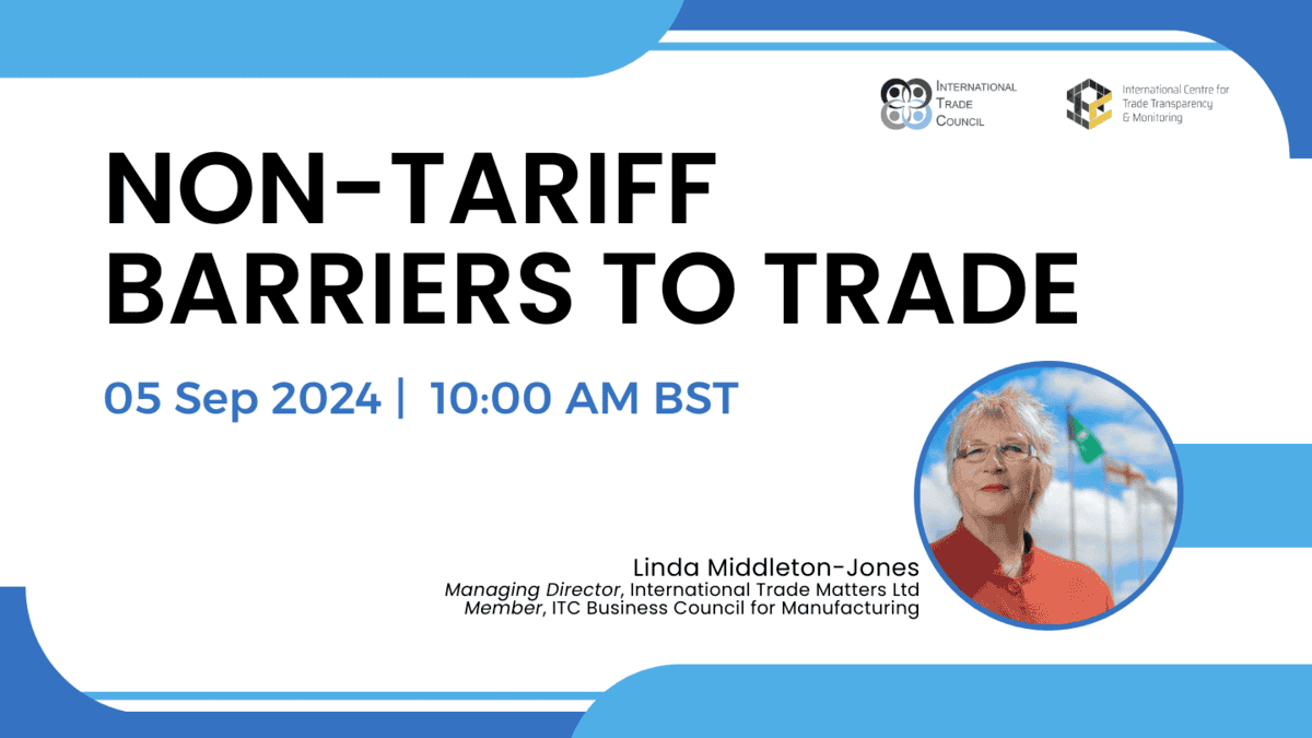 Non-Tariff Barriers to Trade - The International Trade Council