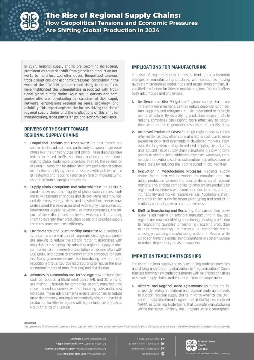 The Rise of Regional Supply Chains: How Geopolitical Tensions and ...